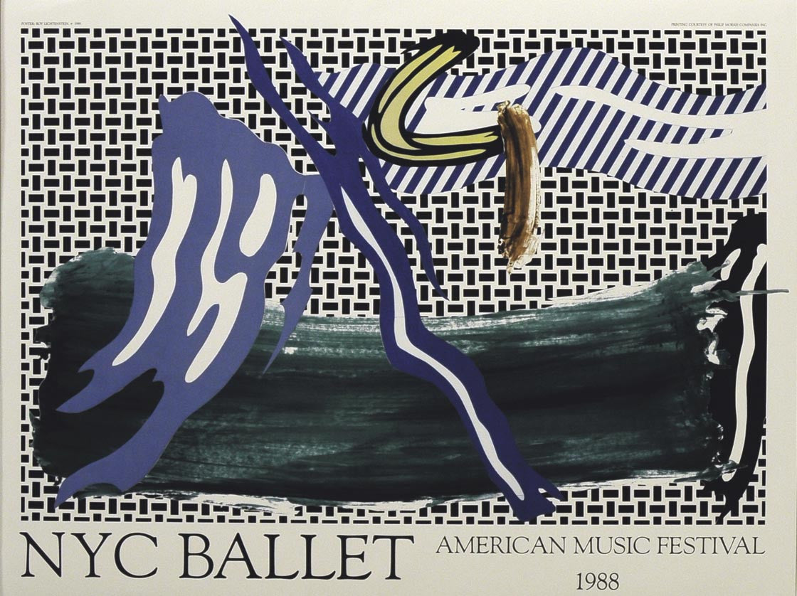 NYCB American Music Festival Poster by ROY LICHTENSTEIN – Edward ... NYCB American Music Festival Poster by ROY LICHTENSTEIN – Edward ...