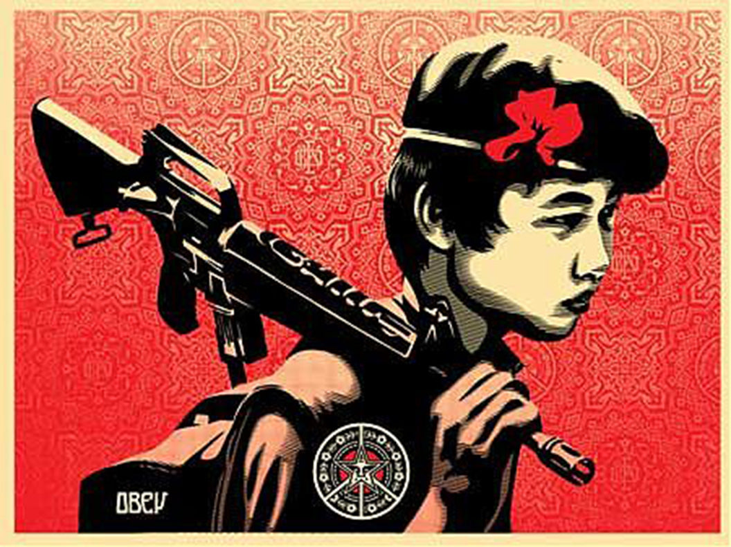 DUALITY OF HUMANITY 2 by Frank Shepard Fairey (Obey) – Edward Kurstak ...